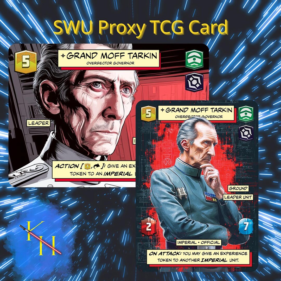 Grand Moff Tarkin - Oversector Governor | SWU Leader Proxy | SOR - Etsy
