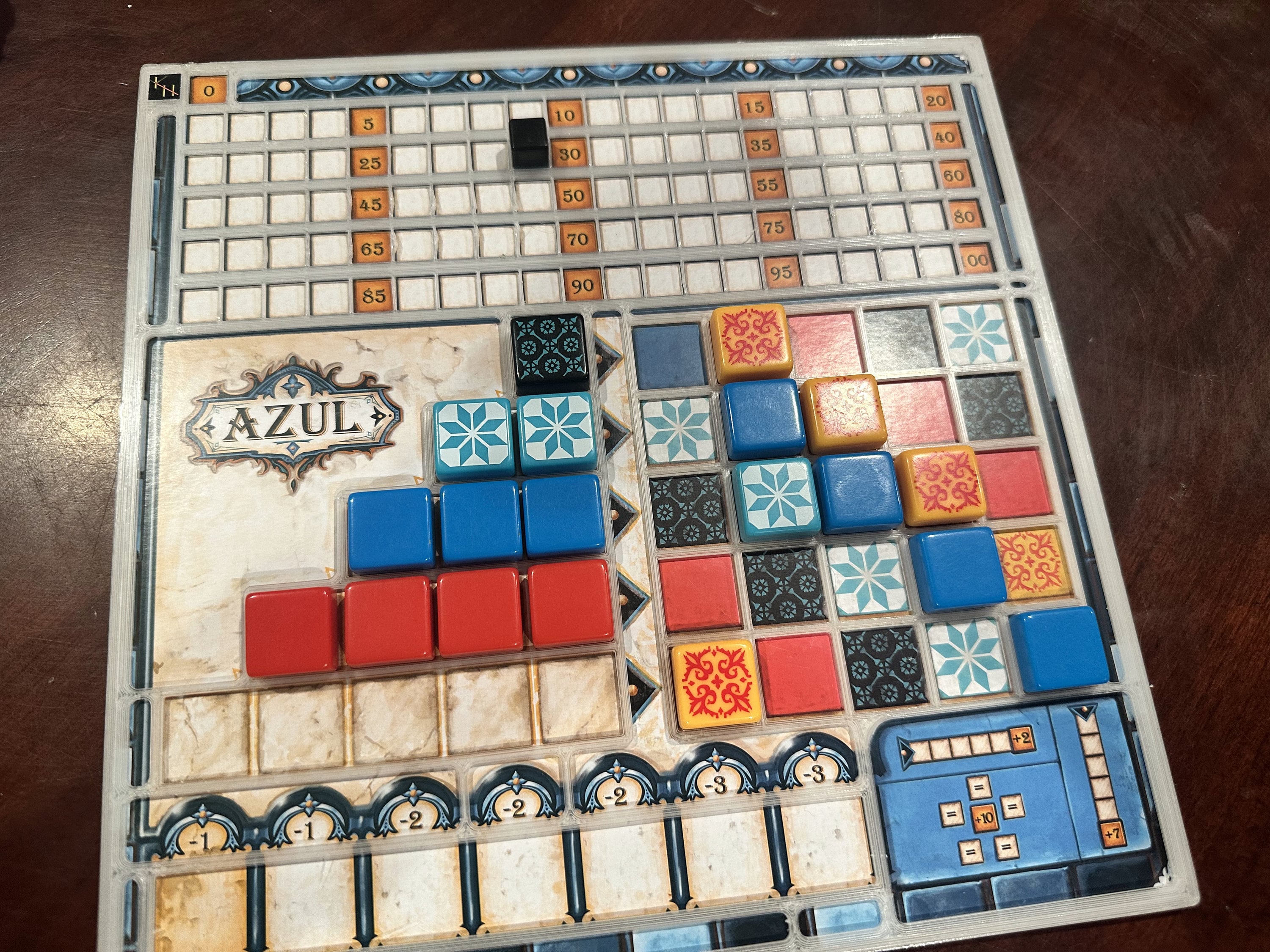 Azul base Game Overlay Score Cubes - Etsy