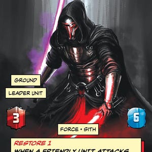 SWU Proxy Leader | Darth Revan - Scourge of the Old Republic | LOF - Etsy