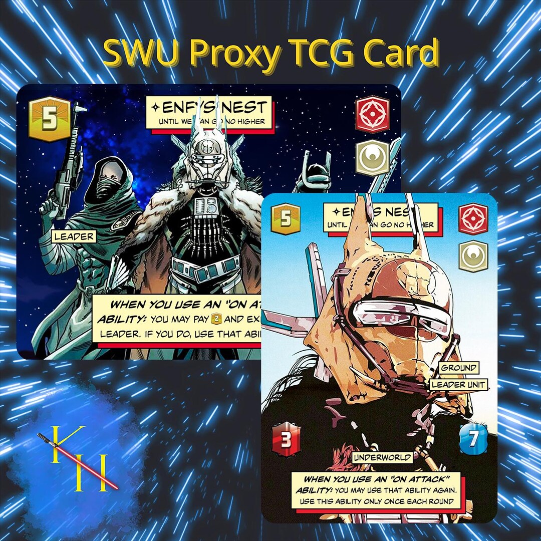 Enfys Nest - Until We Can Go No Further | SWU Proxy Leader – Star Wars ...