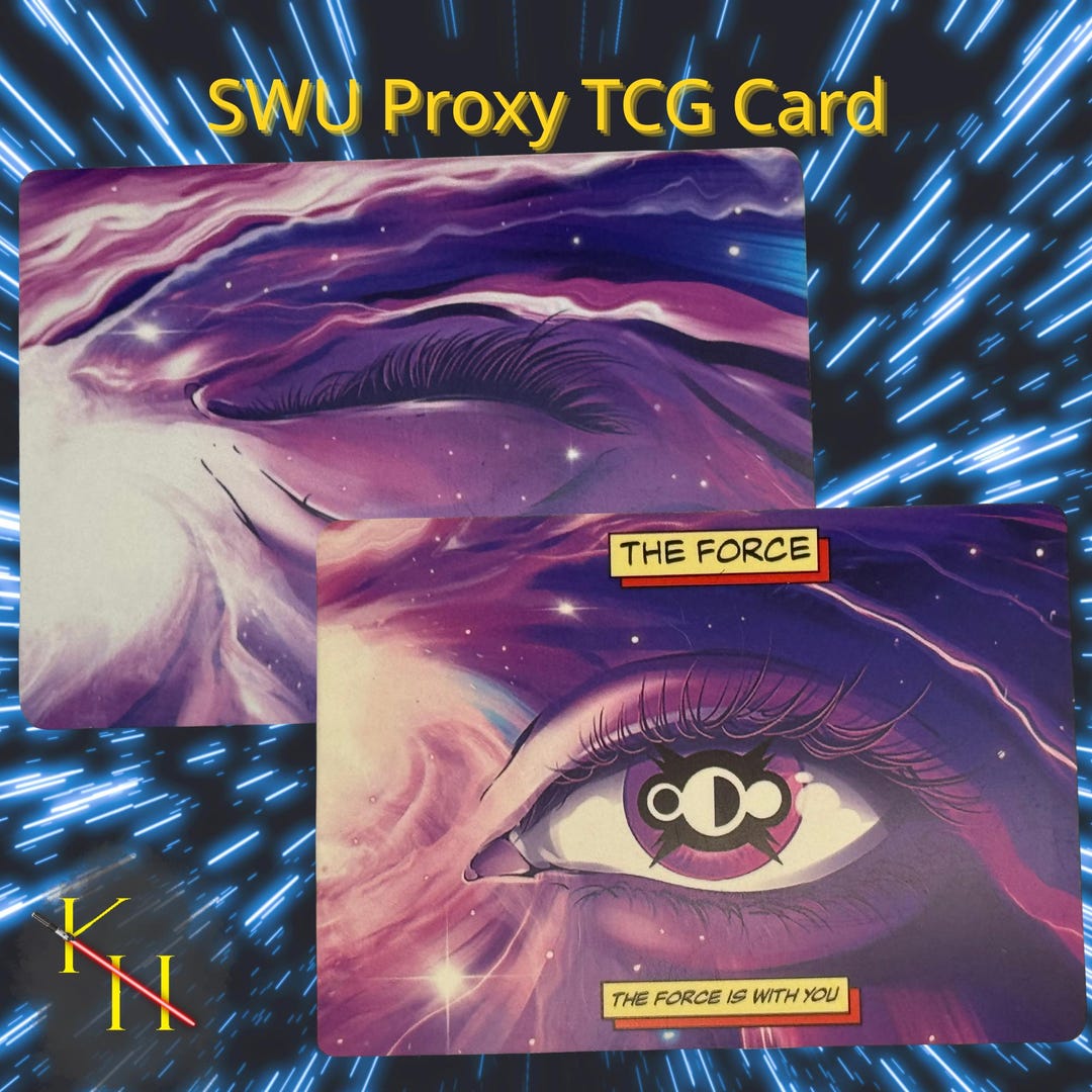 Force Token | SWU Double-sided Force Token Proxy Card | LOF - Etsy