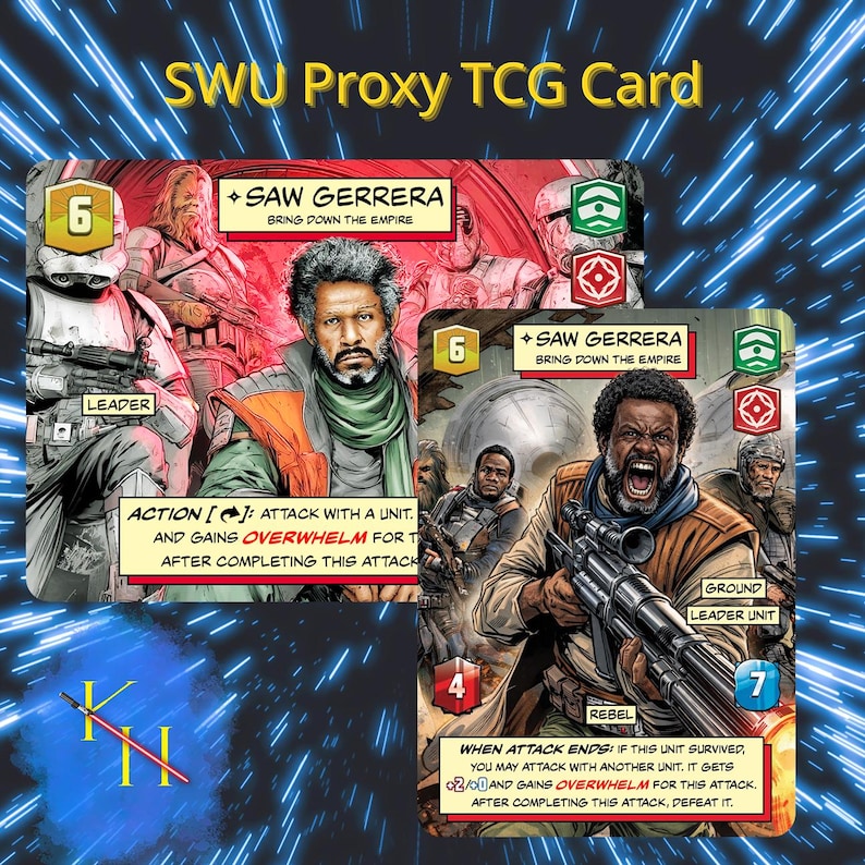 Saw Gerrera - Bring Down the Empire | SWU Proxy Leader – Star Wars ...