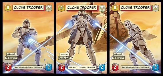 Battle Droid/clone Trooper Tokens | Star Wars: Unlimited (SWU) Double ...