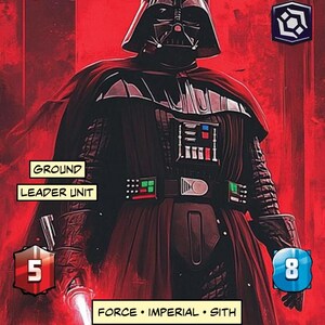 SWU Proxy Leader | Darth Vader - Dark Lord of the Sith | SOR - Etsy