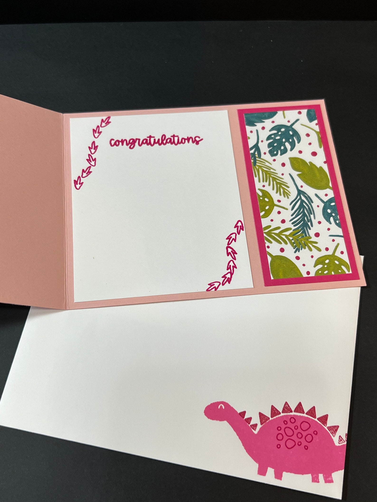 Baby Dinosaur, Dinosaur Baby Shower Card, New Baby Card, Handmade ...