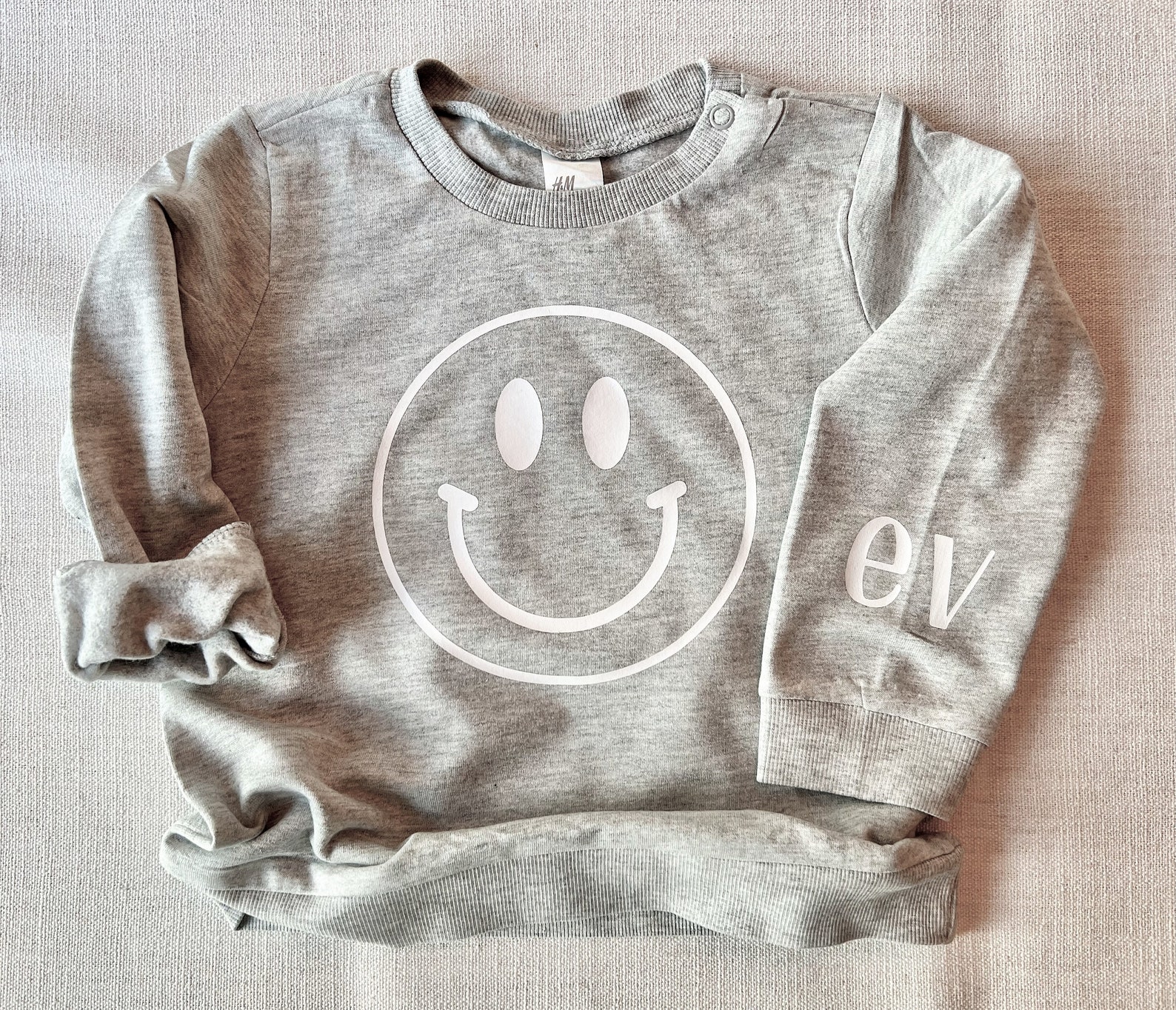 Happy Face Baby Toddler Sweatshirt Smiley Face Baby Toddler - Etsy