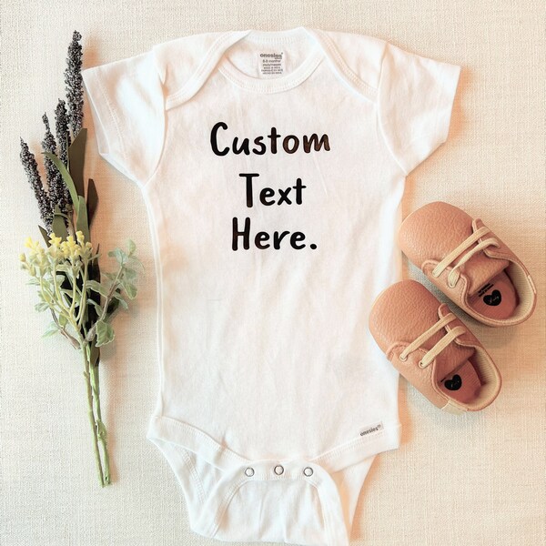 Custom Baby Onesies - Etsy