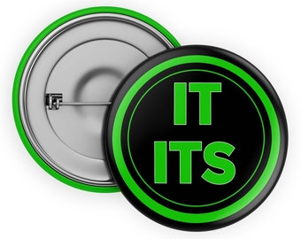 It / Its Pronoun Pin Button - Etsy