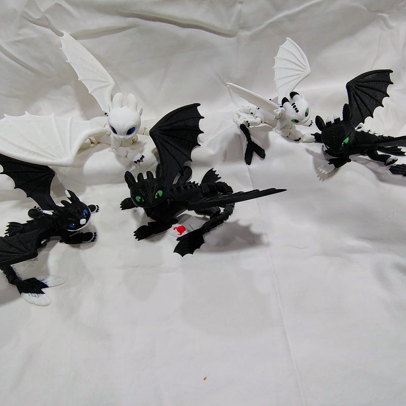 3d Printed Dragon Httyd - Etsy