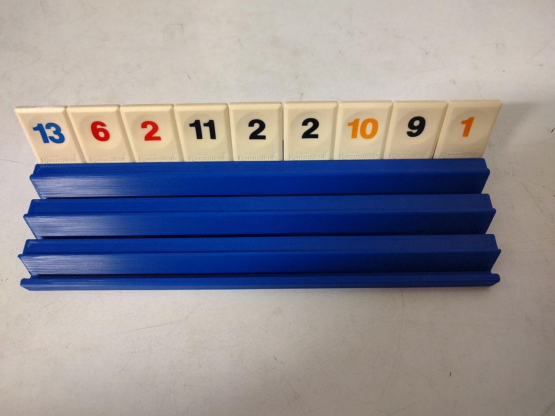 4-tier Rummikub Tray X2 | or 1 Set of 2 | Fits 36 Original Tiles - Etsy