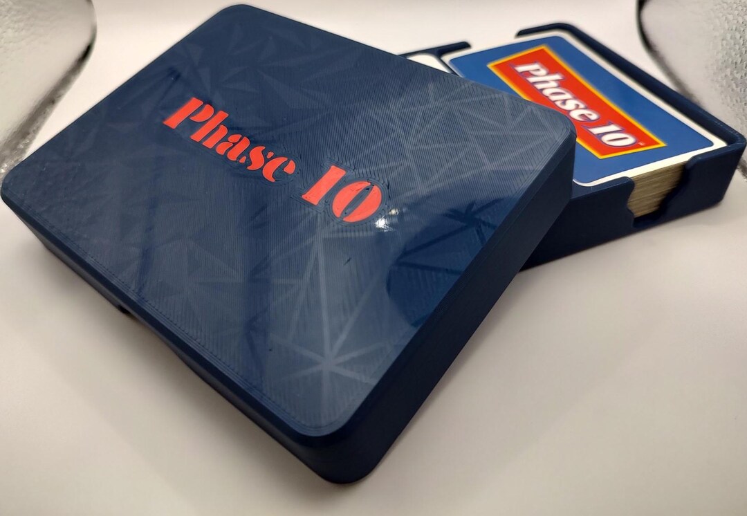 Phase 10 Card Box | Card Box | Card Game Holder | Gift | Card Case ...