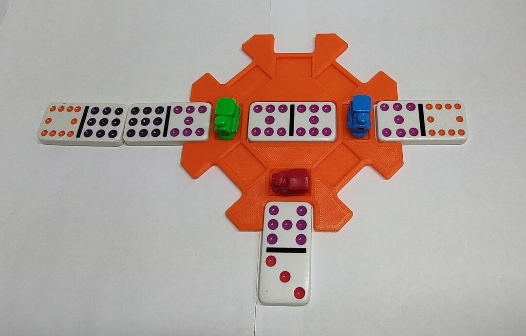 Domino Train, Domino Center Hub, Domino Mexican Train - Etsy