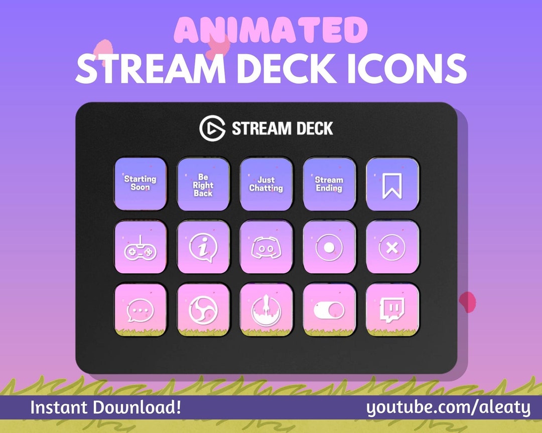 Animated Stream Deck Icons / Animated Cherry Blossom Icons / Animated ...