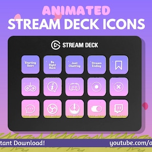 Animated Stream Deck Icons / Animated Cherry Blossom Icons / Animated ...