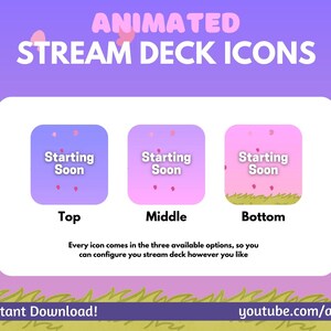 Animated Stream Deck Icons / Animated Cherry Blossom Icons / Animated ...