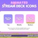 Animated Stream Deck Icons / Animated Cherry Blossom Icons / Animated ...