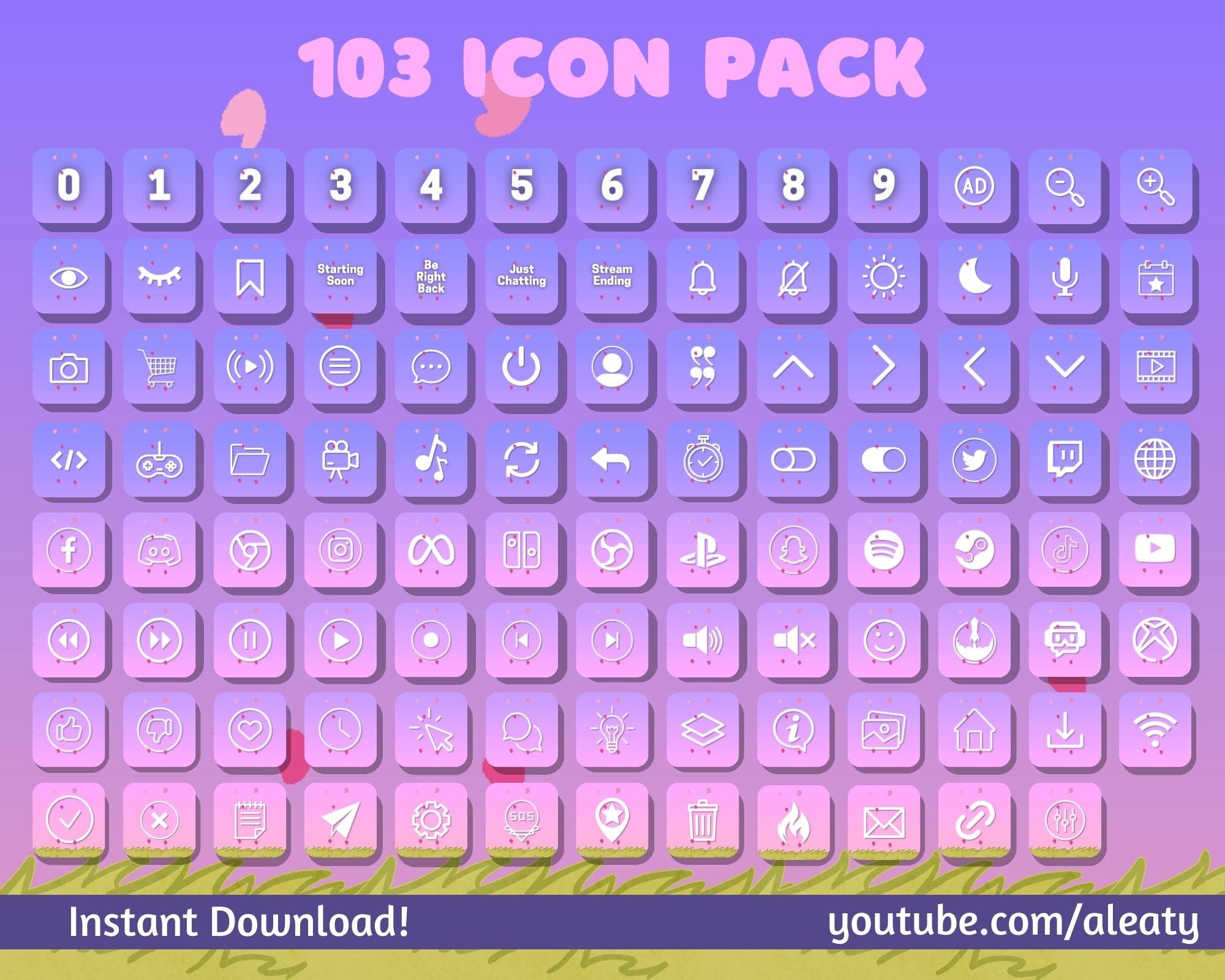 Animated Stream Deck Icons / Animated Cherry Blossom Icons / Animated ...
