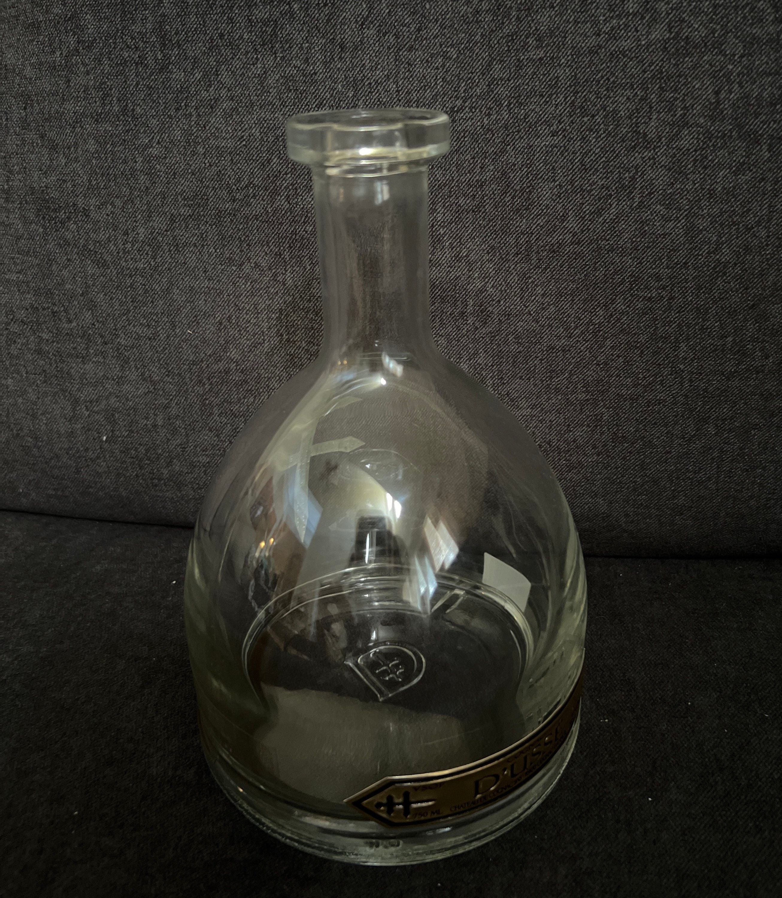 Dusse Cognac 750ml Empty Bottle - Etsy
