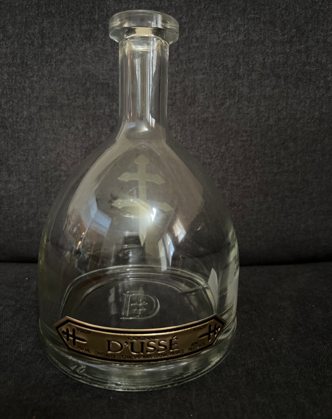 Dusse Cognac 750ml Empty Bottle - Etsy