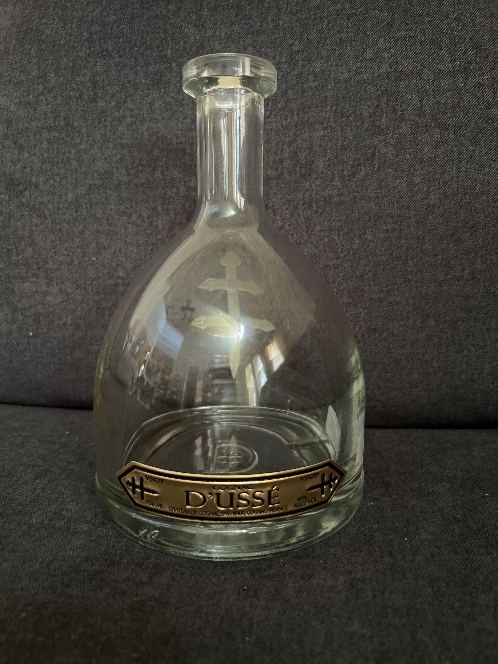 Dusse Cognac 750ml Empty Bottle - Etsy