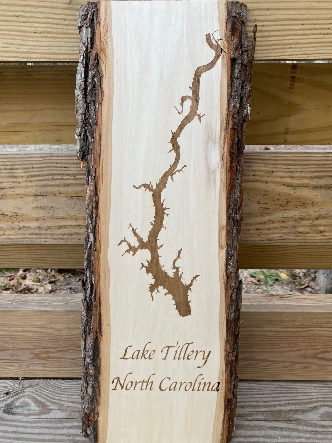 Lake Tillery, North Carolina Map Engraving - Etsy