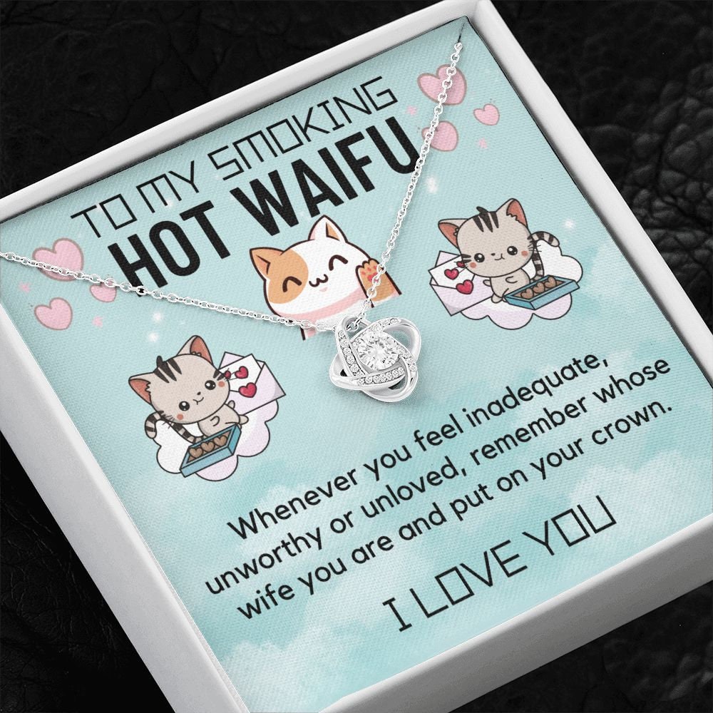 Waifu Love Knot Necklace J1 Waifu Anime Waifu Waifu Gift - Etsy