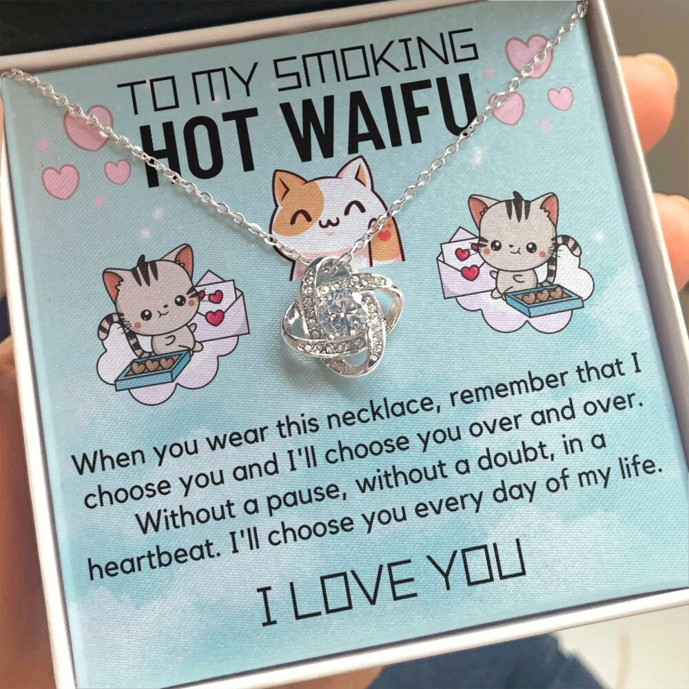 Waifu Love Knot Necklace F2 Waifu Anime Waifu Waifu Gift - Etsy