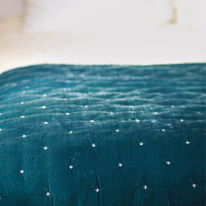 Silk Velvet Comforter Set| Finest Hand Quilted Silk Velvet Duvet and ...