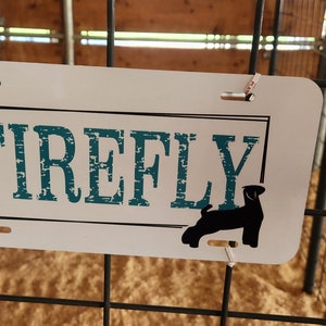 Stall Sign, Stall Name Plate, 4h Stall Sign, Custom Stall Sign, Custom ...