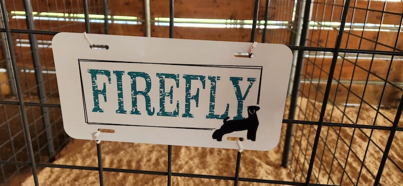 Stall Sign, Stall Name Plate, 4h Stall Sign, Custom Stall Sign, Custom ...