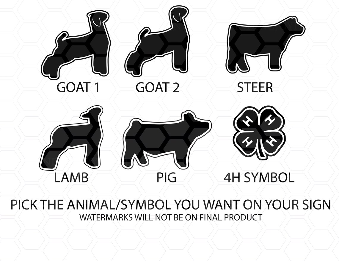 Stall Sign, Stall Name Plate, 4h Stall Sign, Custom Stall Sign, Custom ...