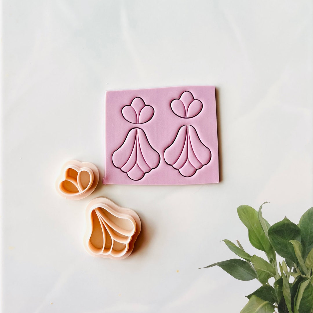 Arh Dangle Set Cutters , Elegant Cutter , Drop Clay Cutter for Spring ...