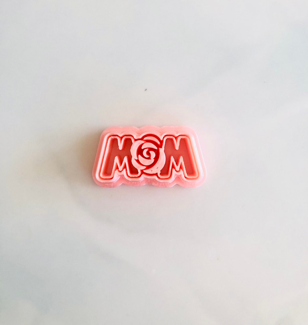 Mom Embossed Cutter | Mother’s Day Cutter | Mom Clay Cutter | Polymer ...