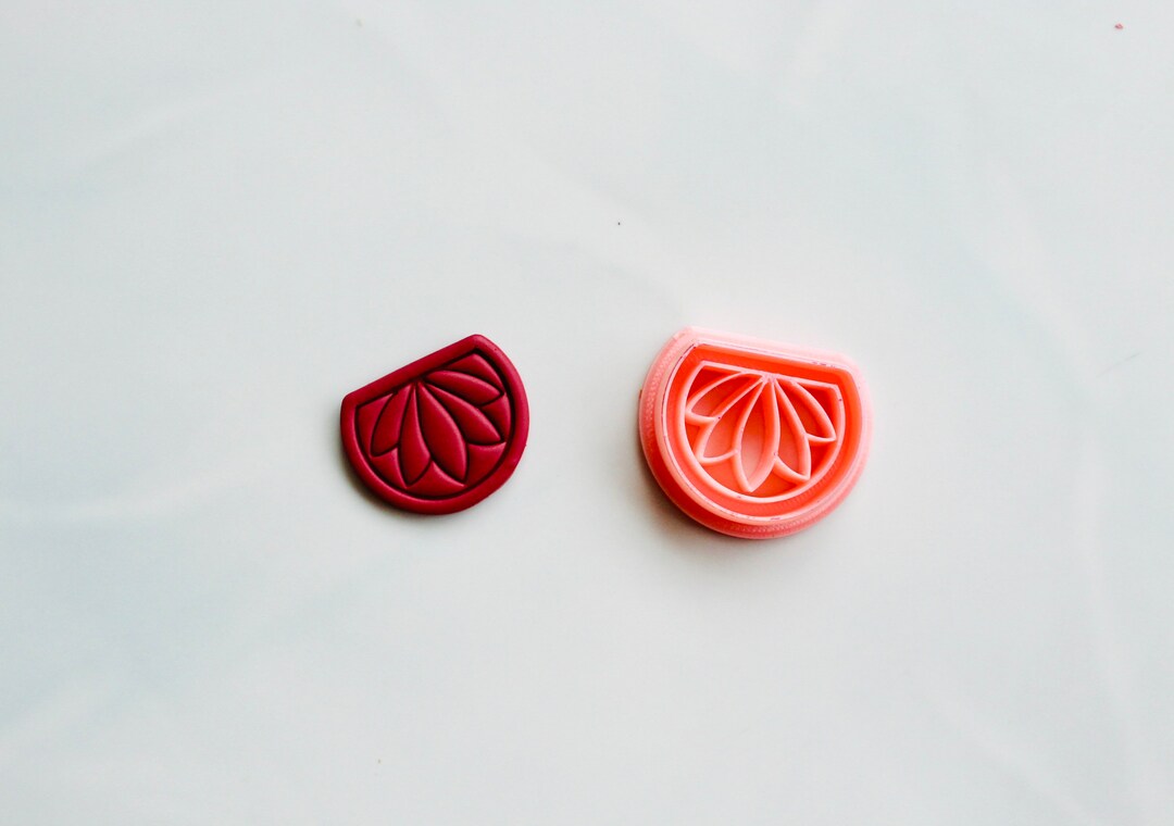 Embossed Lotus Stamp Clay Cutter | Lotus Stamp , Spring Clay Cutters ...