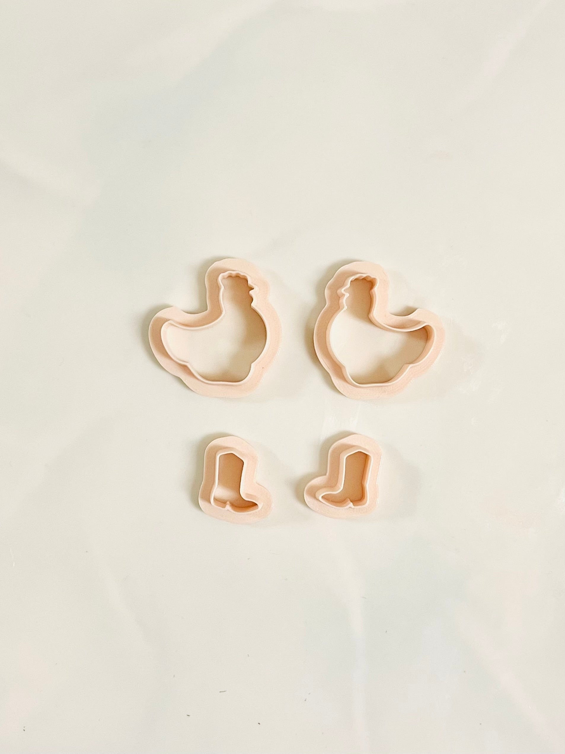 Chicken With Boots Cutter Chicken and Boots Cutter Western Clay Cutter ...