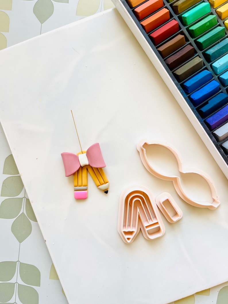 Pencil Bow Cutter No 2 | 3d Bow Clay Cutters , Back to School Cutters ...