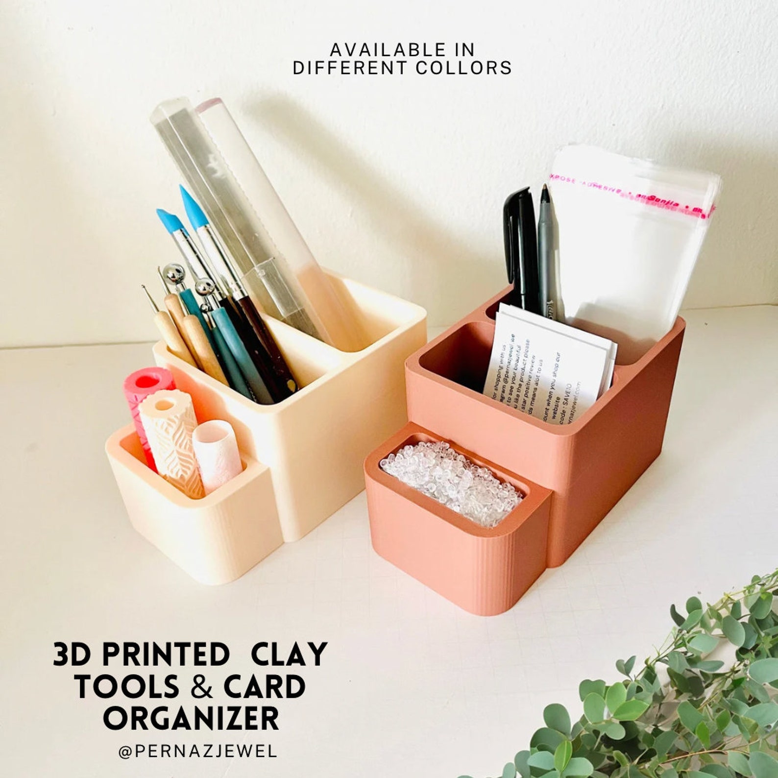 Clay Tools Organizer , 3d Printed Office Desk Organizer , Clay Tool ...