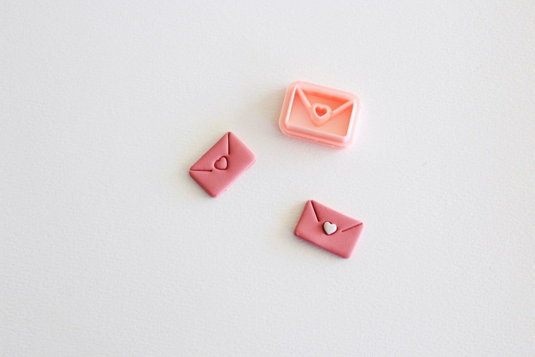 Love Letter Clay Cutter | Love Letter Heart Cutters , Valentines Clay ...