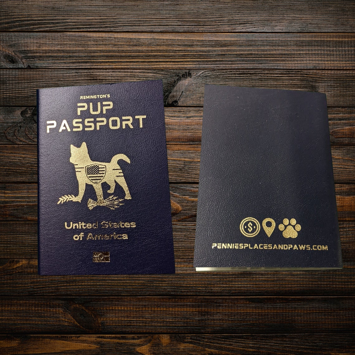 Remington's Pup Memory Passport - Etsy