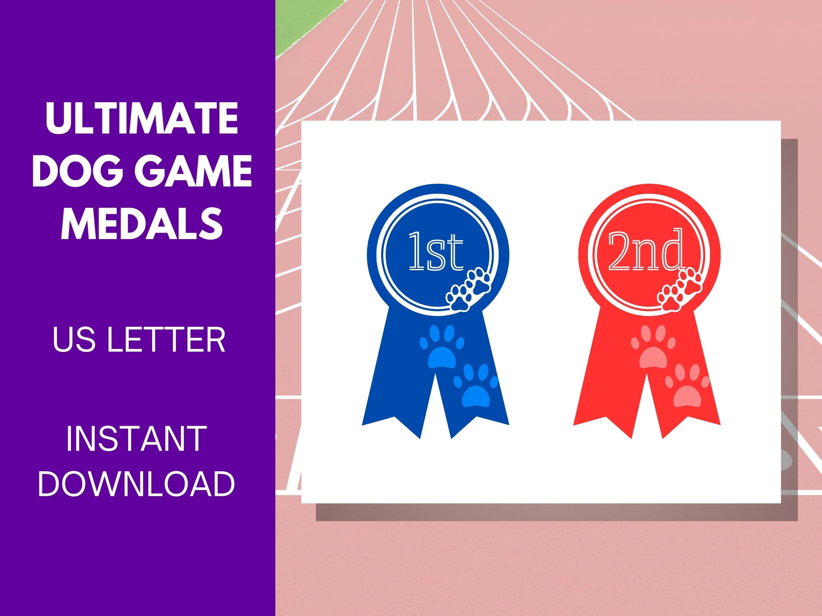 Printable Dog Award Ribbons for Dog Party Games - Etsy