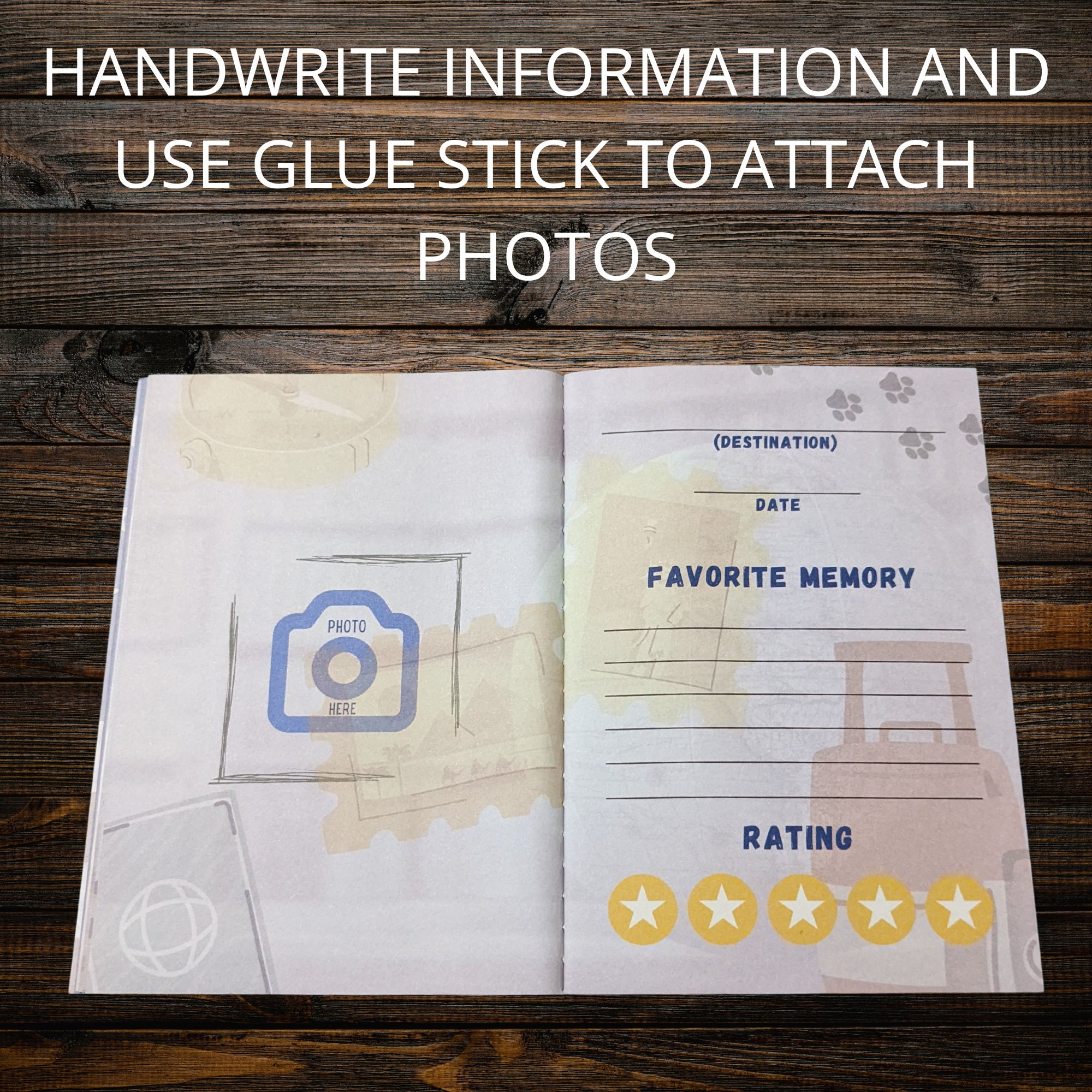 Remington's Pup Memory Passport - Etsy