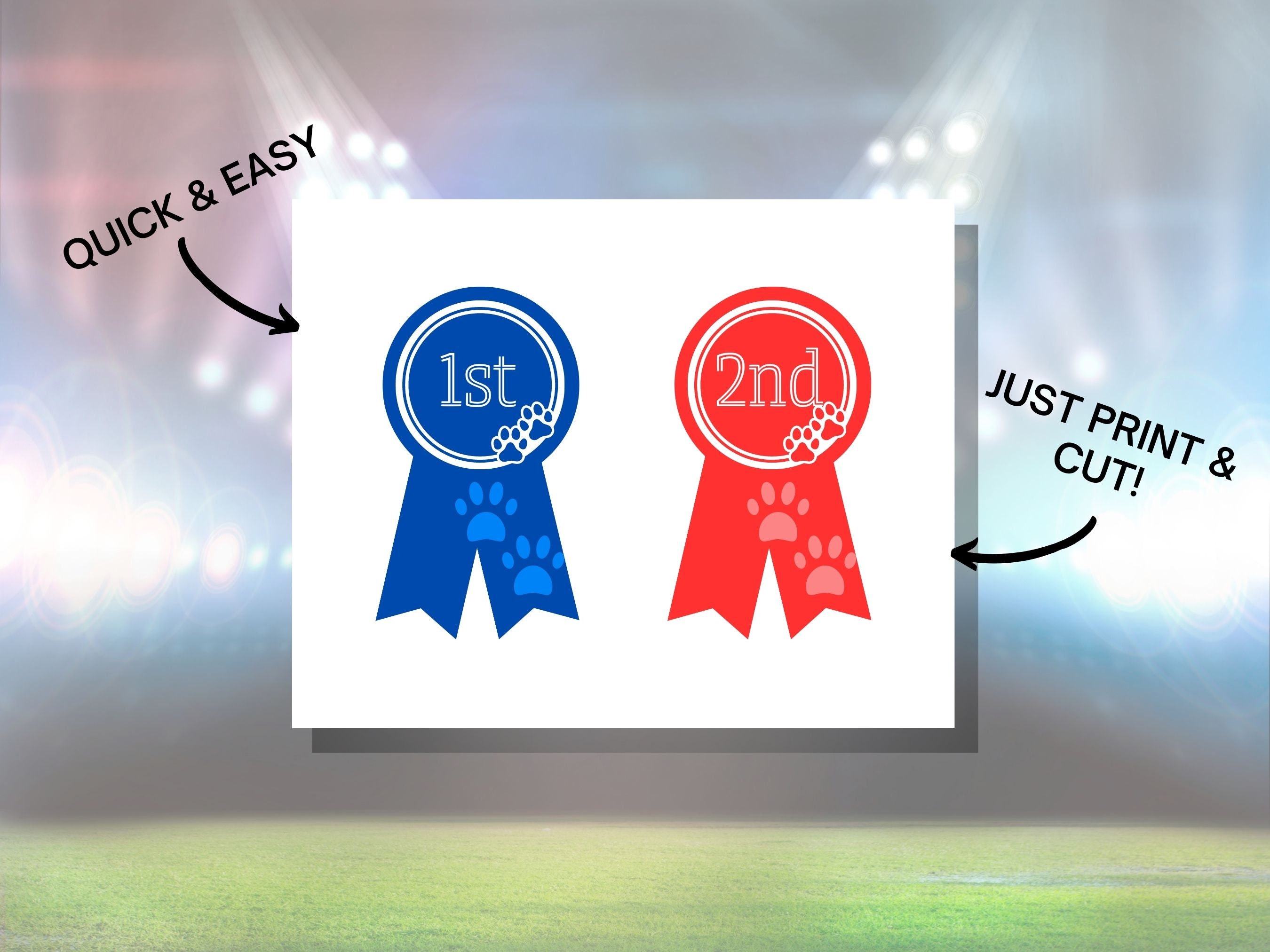 Printable Dog Award Ribbons for Dog Party Games - Etsy