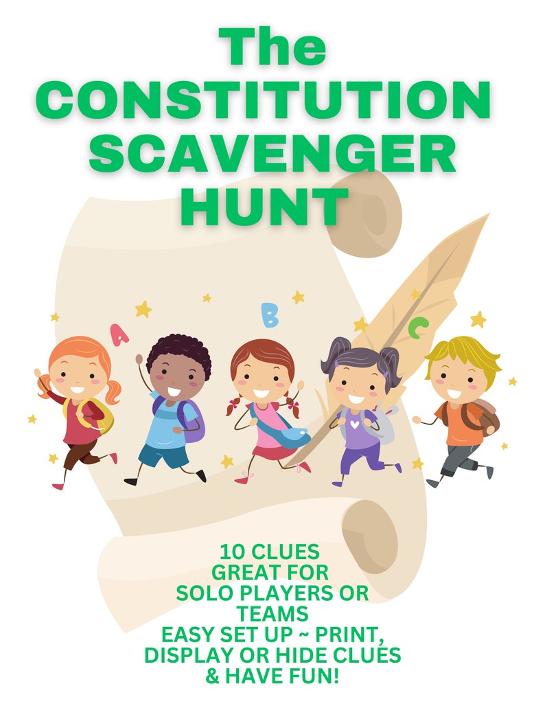 Constitution Themed Scavenger Hunt Constitution Themed Etsy constitution-themed-scavenger-hunt-constitution-themed-etsy