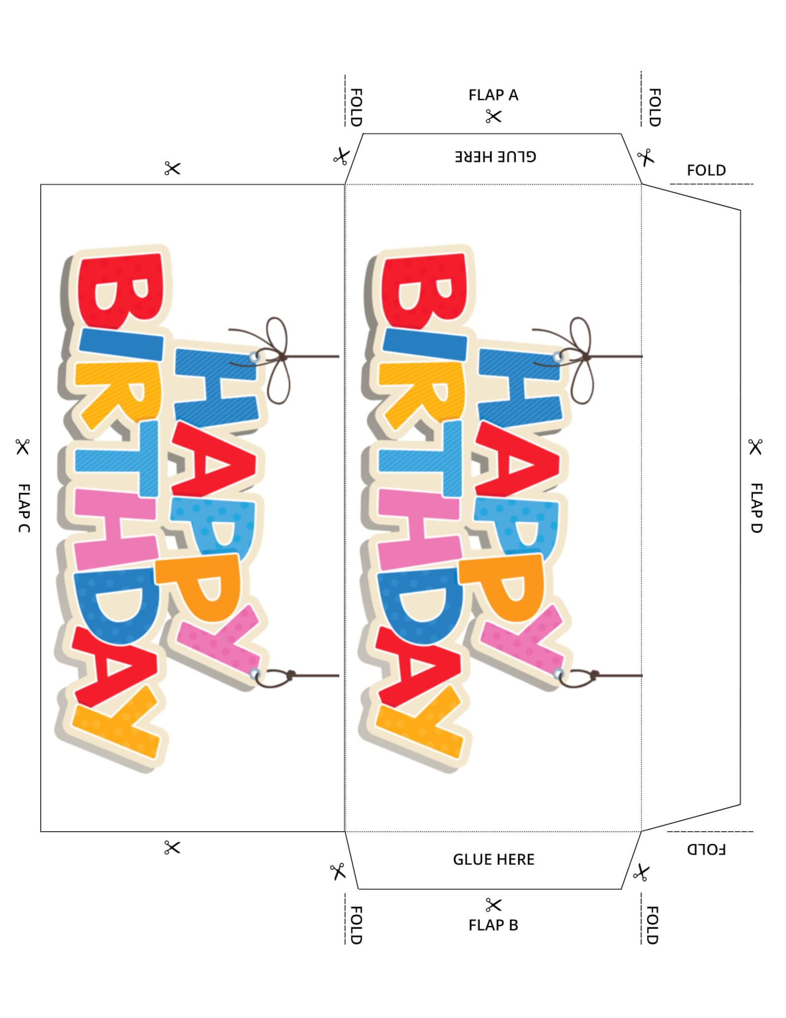 Printable Happy Birthday Cash Envelopes, Born Day Money Envelopes ...