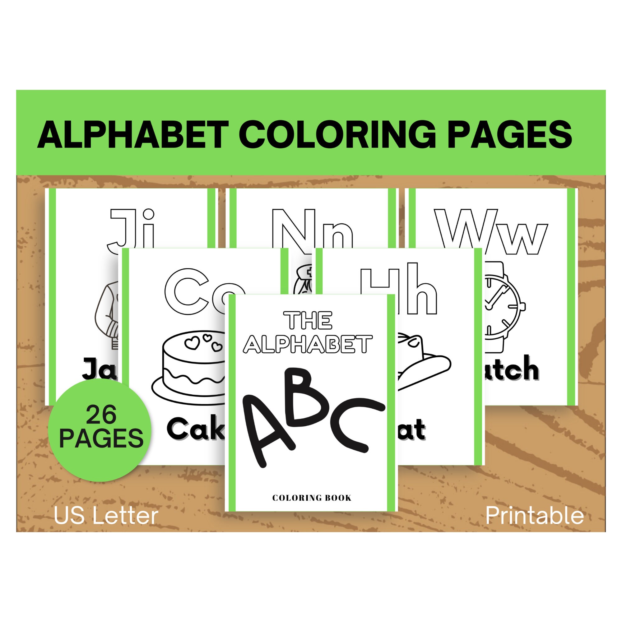 Alphabet Coloring Pages for Kids Practice Writing Sheets for Kids ...