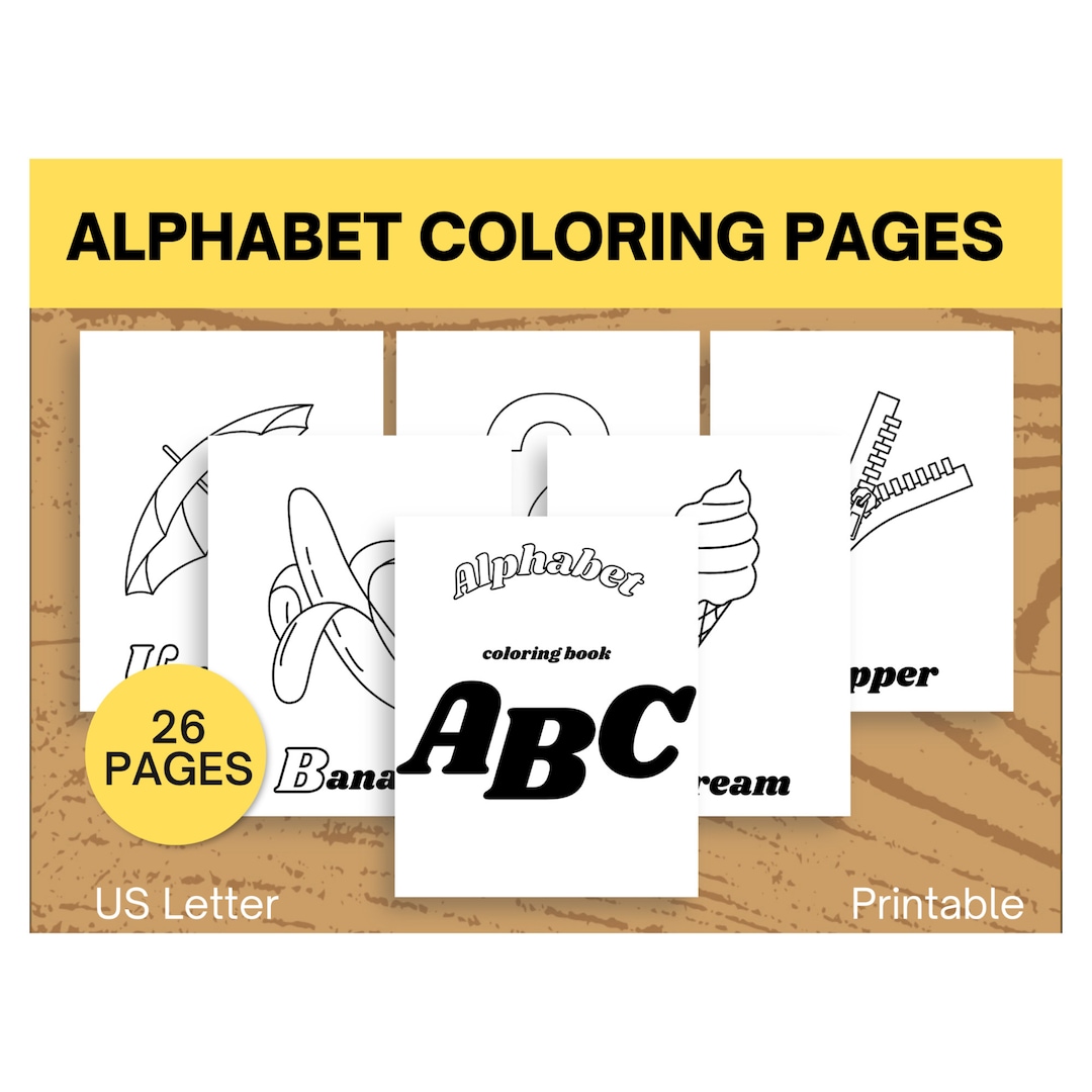 Alphabet Coloring Pages for Kids Practice Writing Sheets for Kids ...