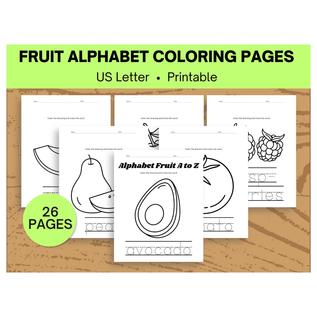 Alphabet Coloring Pages for Kids - Practice Writing Sheets for Kids ...