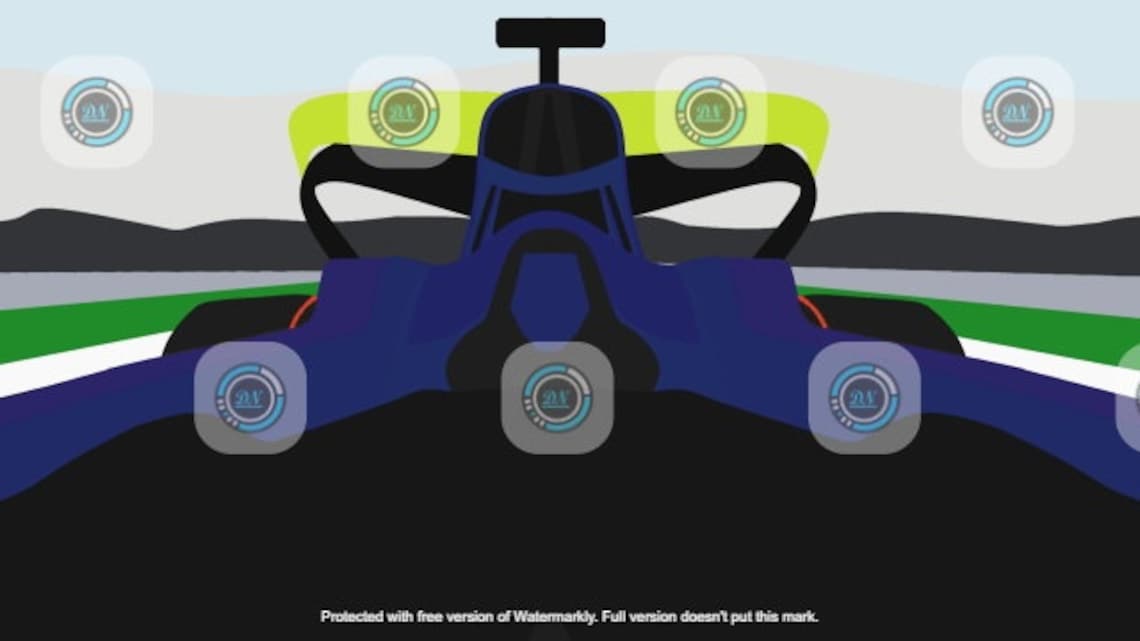 Race-car MS Teams & Zoom Call Backgrounds. Digital Art | Etsy Canada