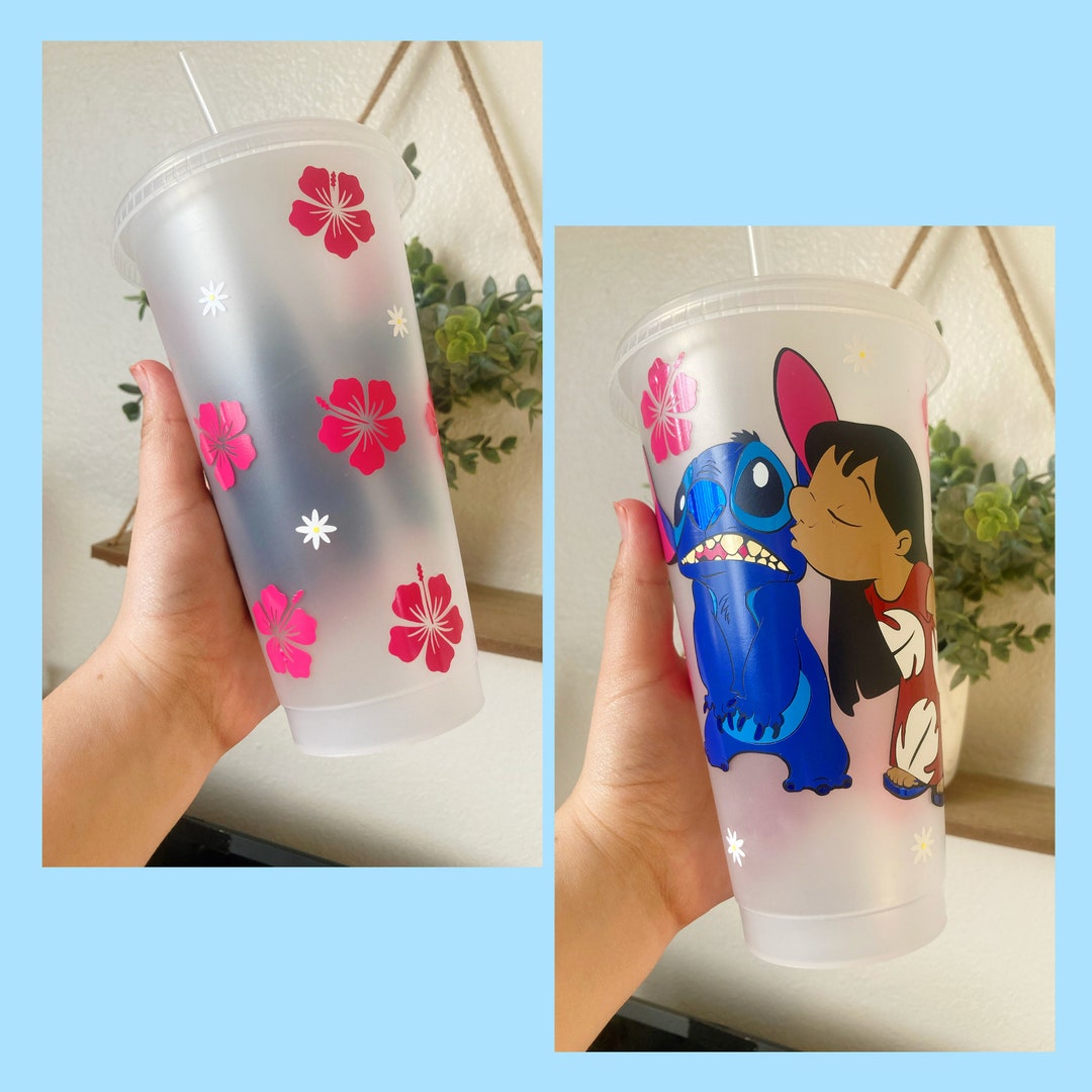 Lilo and Stitch, 24 Oz Plastic Cup, Stitch, Lilo, Coffee, Coffee Cup - Etsy