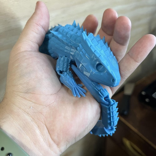 Articulated 3D Printed Armadillo Lizard - Etsy
